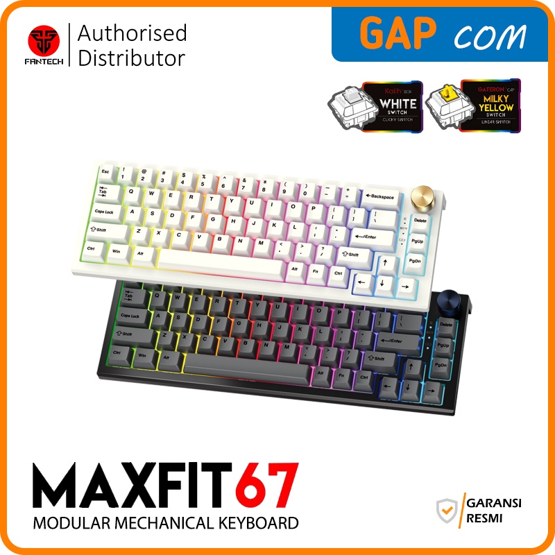 Jual Keyboard Gaming Modular Mechanical Fantech MK858 Maxfit67 RGB ...