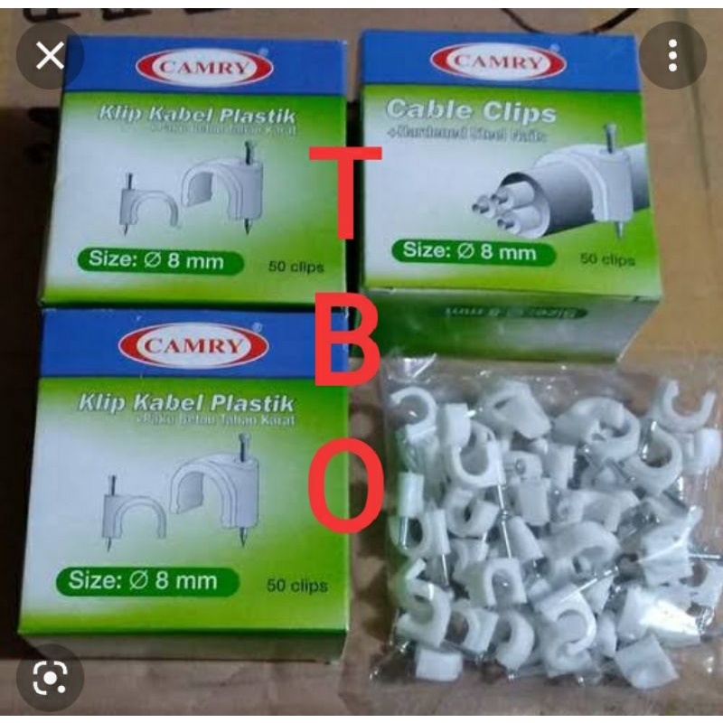 Jual Klem Kabel isi 40-50 pcs/box | Shopee Indonesia