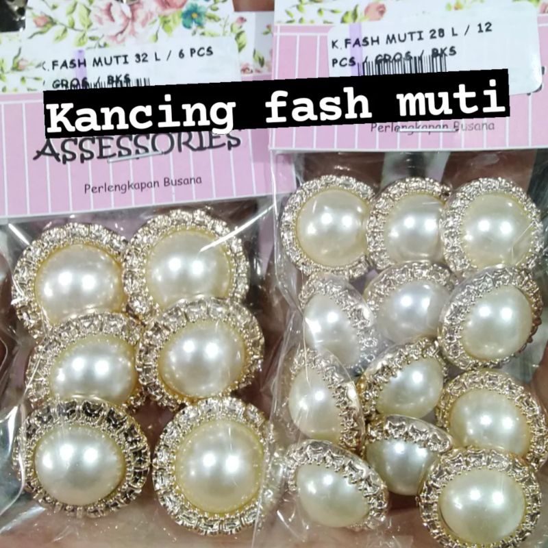 Jual Kancing fashion | Kancing mutiara besar | kancing mutiara kecil ...