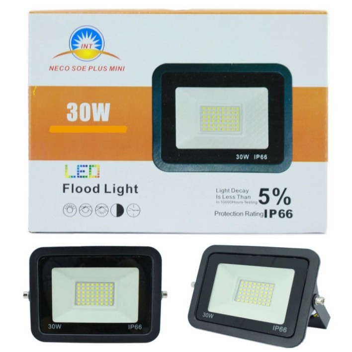 Jual Lampu Sorot LED 30 Watt Flood Light IP66 (Garansi 1 Tahun) | Shopee Indonesia
