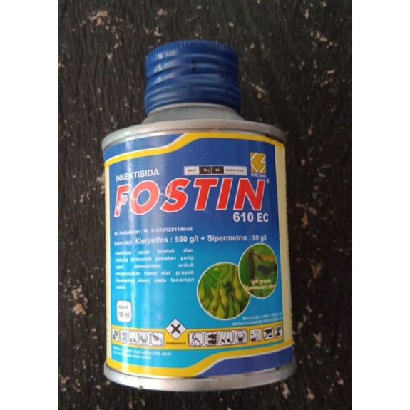 Jual Fostin 610 EC 100 ml insektisida untuk mengendalikan ulat gerayak ...