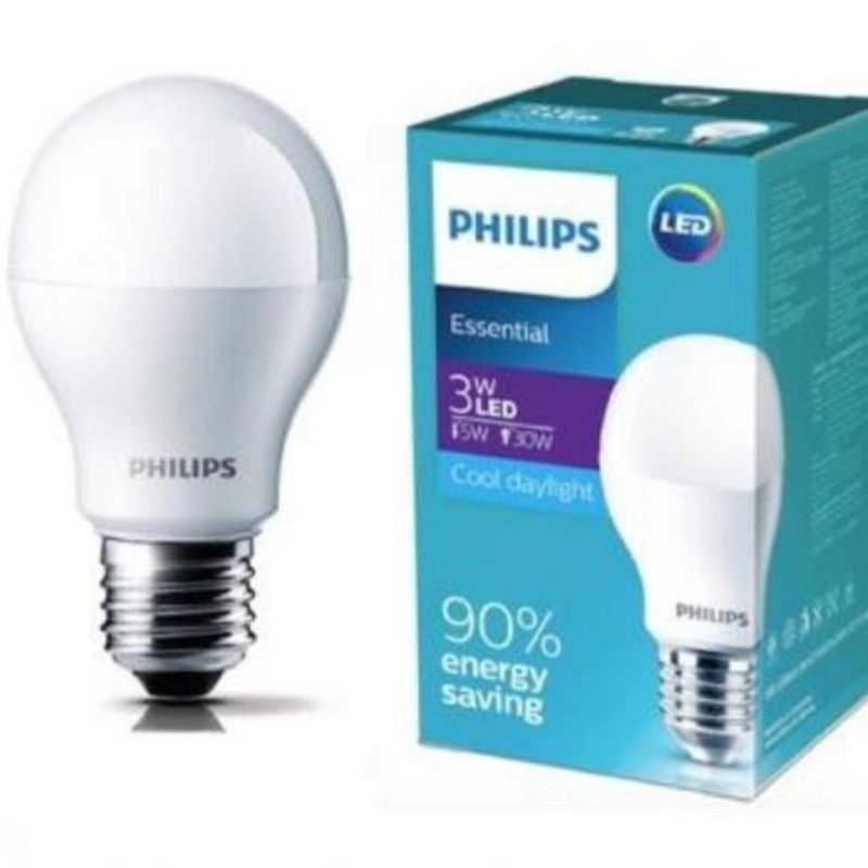 Jual Lampu Philips LED Essential 3W, 5W, 7W, 9W, 11W, 13W - FIT E27 ...
