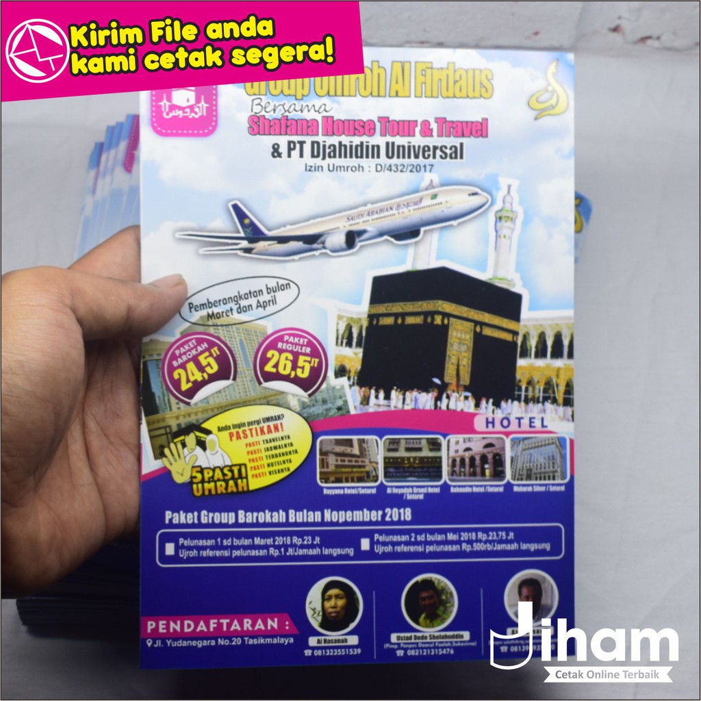 Jual Cetak Brosur, Piagam, Poster, Kartu, Voucher Bahan Artpaper A3 ...