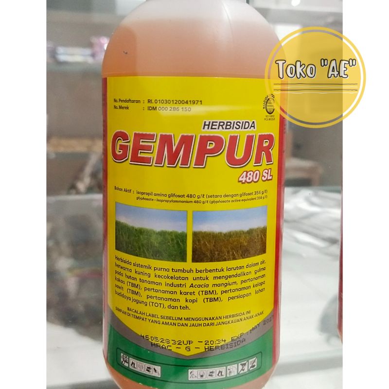 Jual Herbisida Gempur 480 SL - 500 ml | Shopee Indonesia