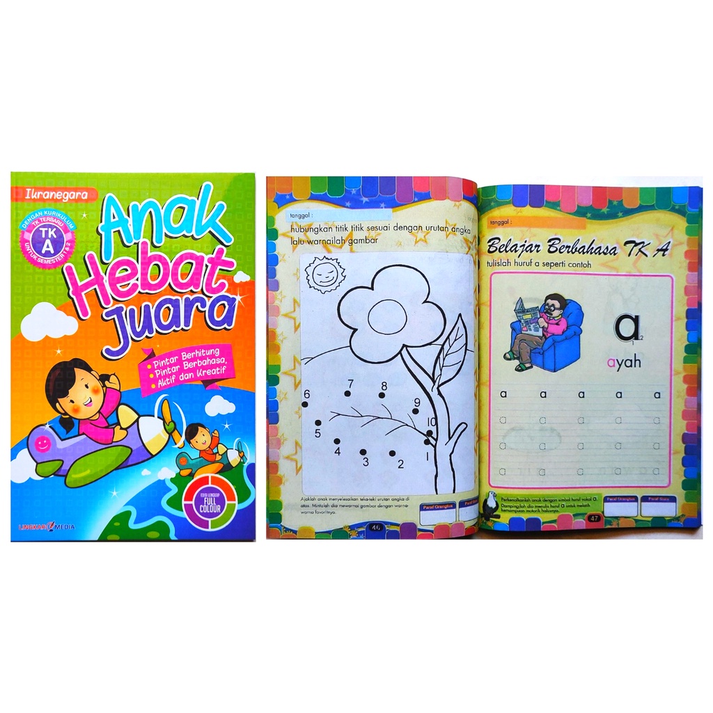 Jual BUKU PINTAR TK A SEMESTER 2 - ANAK HEBAT JUARA Untuk Anak TK SD ...