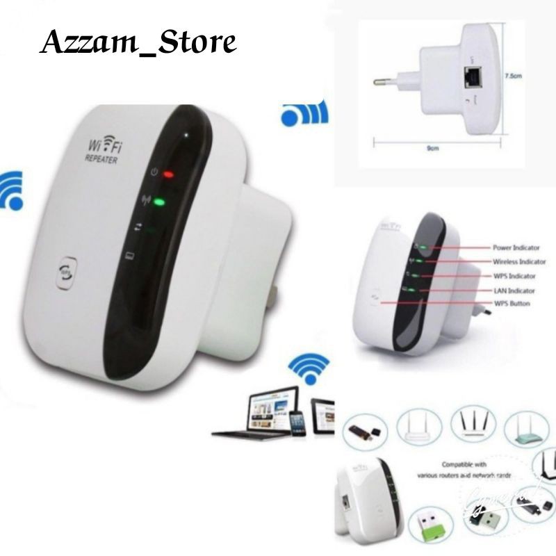 Jual Wifi Repeater 300Mbps Access Point Wireless Penguat Sinyal ...
