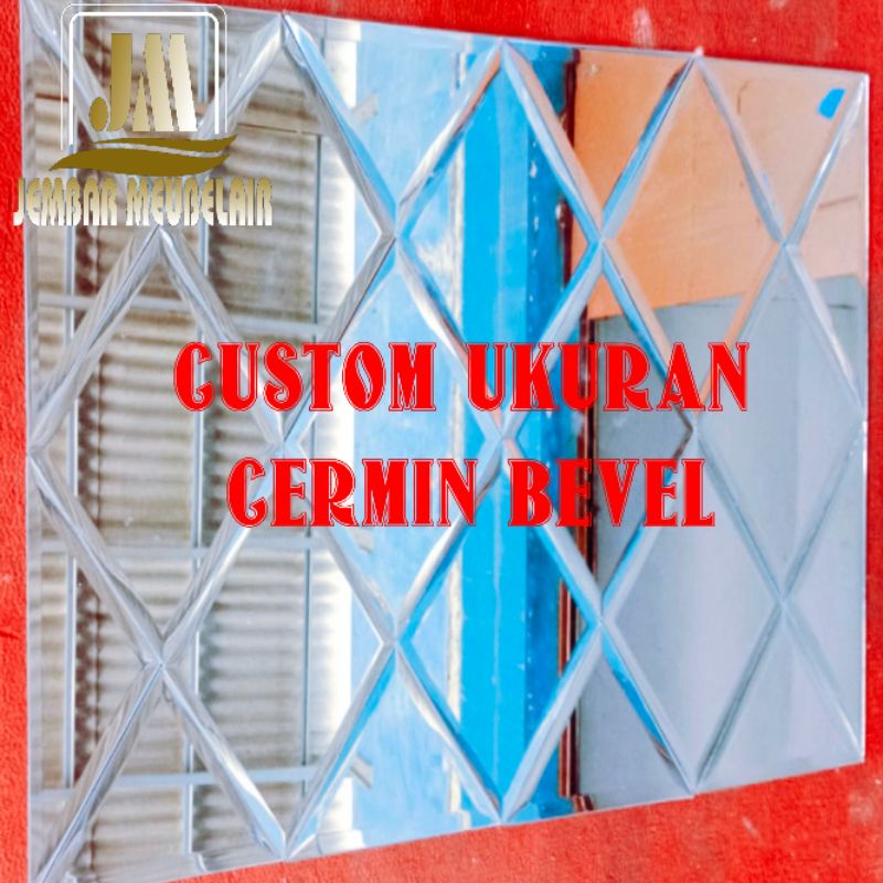 Jual CERMIN BEVEL 5 MM (CUSTOM UKURAN) | Shopee Indonesia