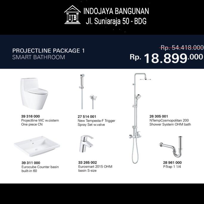 Jual !!!!!!] Paket Komplit GROHE Bathroom Shower Kloset Jet Washer ...