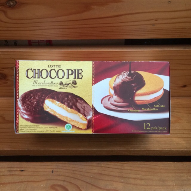 Jual Lotte Choco Pie | Chocopie Box (12pcs x 28gram) | Shopee Indonesia