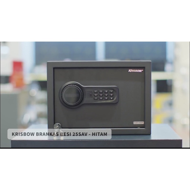 Jual KRISBOW BRANKAS BESI HITAM 25SAV/ACE STELL SAFE BLK 25SAV/ACE ...