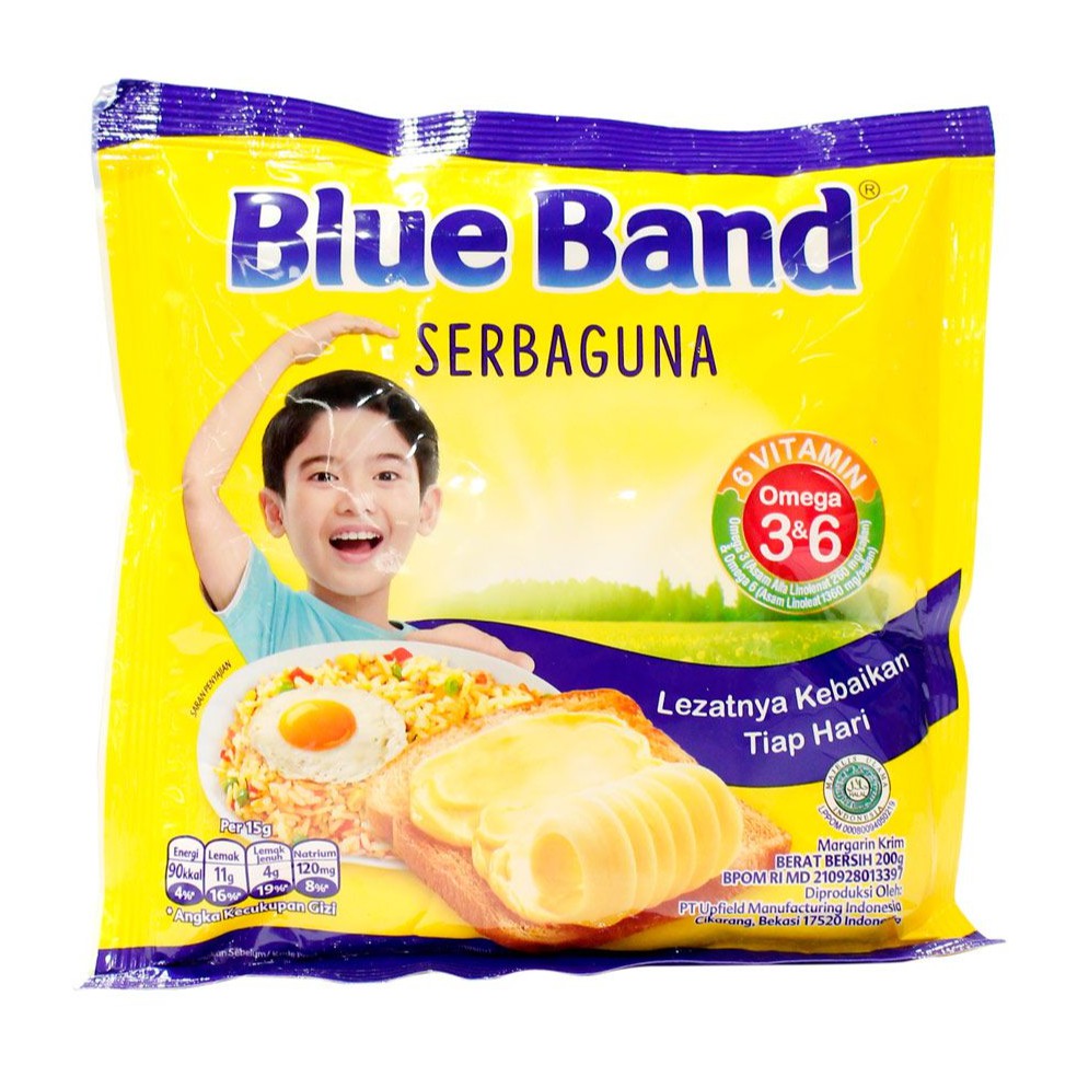 Jual Blue Band Sachet 200 Gram Mentega & Margarin | Shopee Indonesia