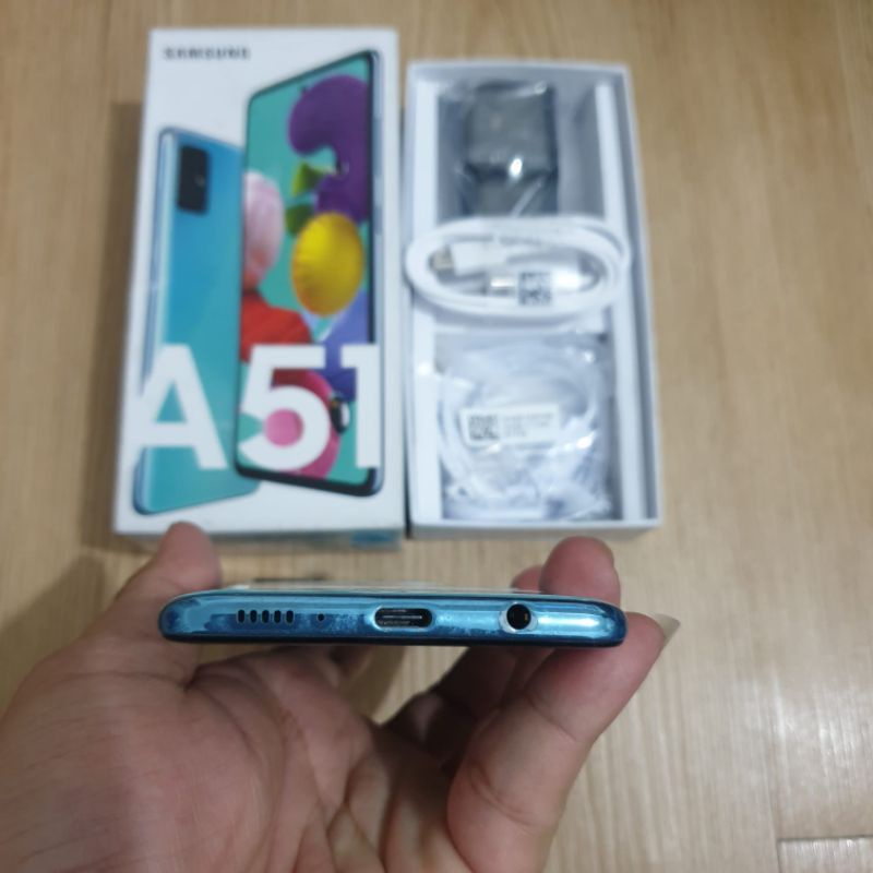 Jual SAMSUNG A51 SM-A515F RAM 6GB /128Gb DUAL SIM LENGKAPNOMINUSMULUS ...