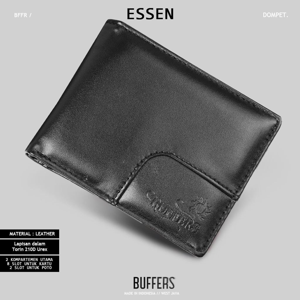 Jual BUFFERS Essen - Dompet Pria Wallet 5 Inch Dompet Kulit | Shopee ...