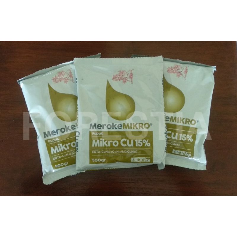 Jual Pupuk Meroke MIkro CU 15 % EDTA 500gr kemasan pabrik | Shopee ...