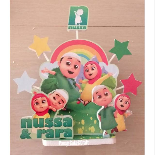 Jual Cake topper Nussa & Rara | Shopee Indonesia