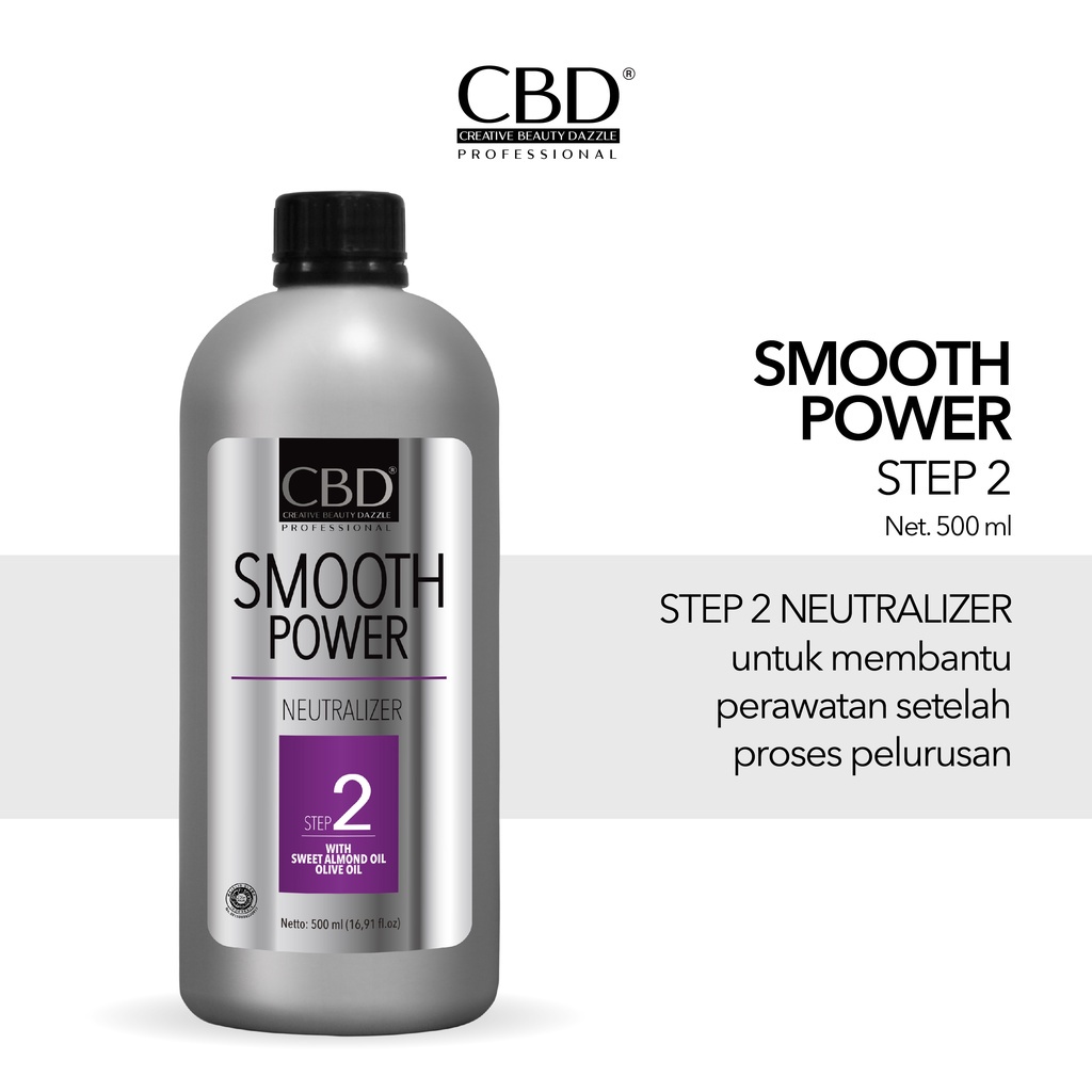 Jual CBD Professional Smooth Power Step 1 Damaged Resistant Normal Hair ...