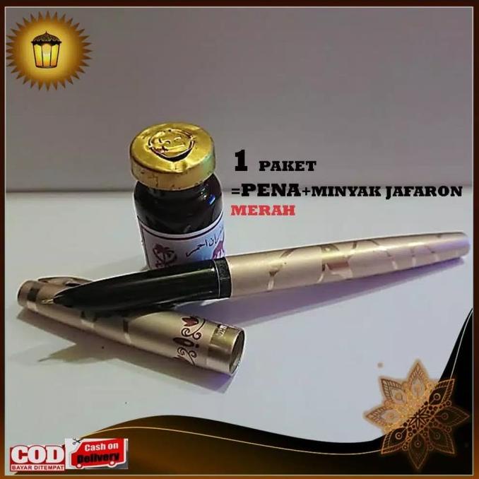 Jual pena rajah alat rajah original + tinta jafaron merah 1 paket ...