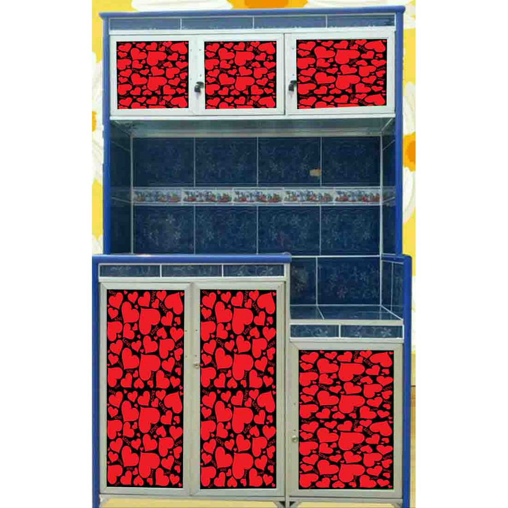 Jual Stiker rak piring motif love | Shopee Indonesia