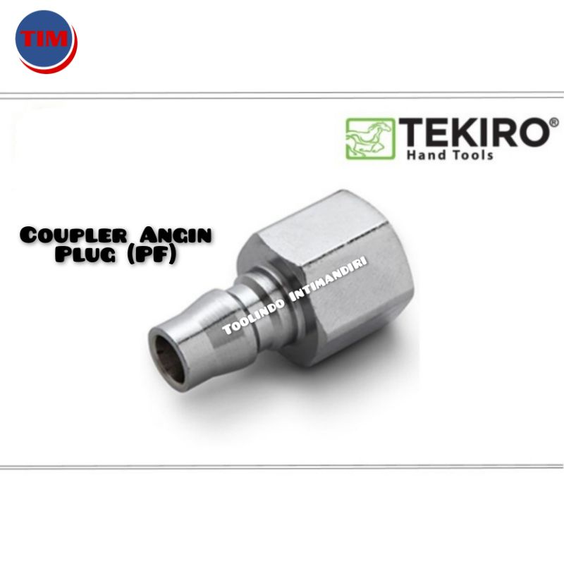 Jual Air Quick Coupler Plug PF / Tekiro Coupler Angin 20 30 40 PF | Shopee Indonesia