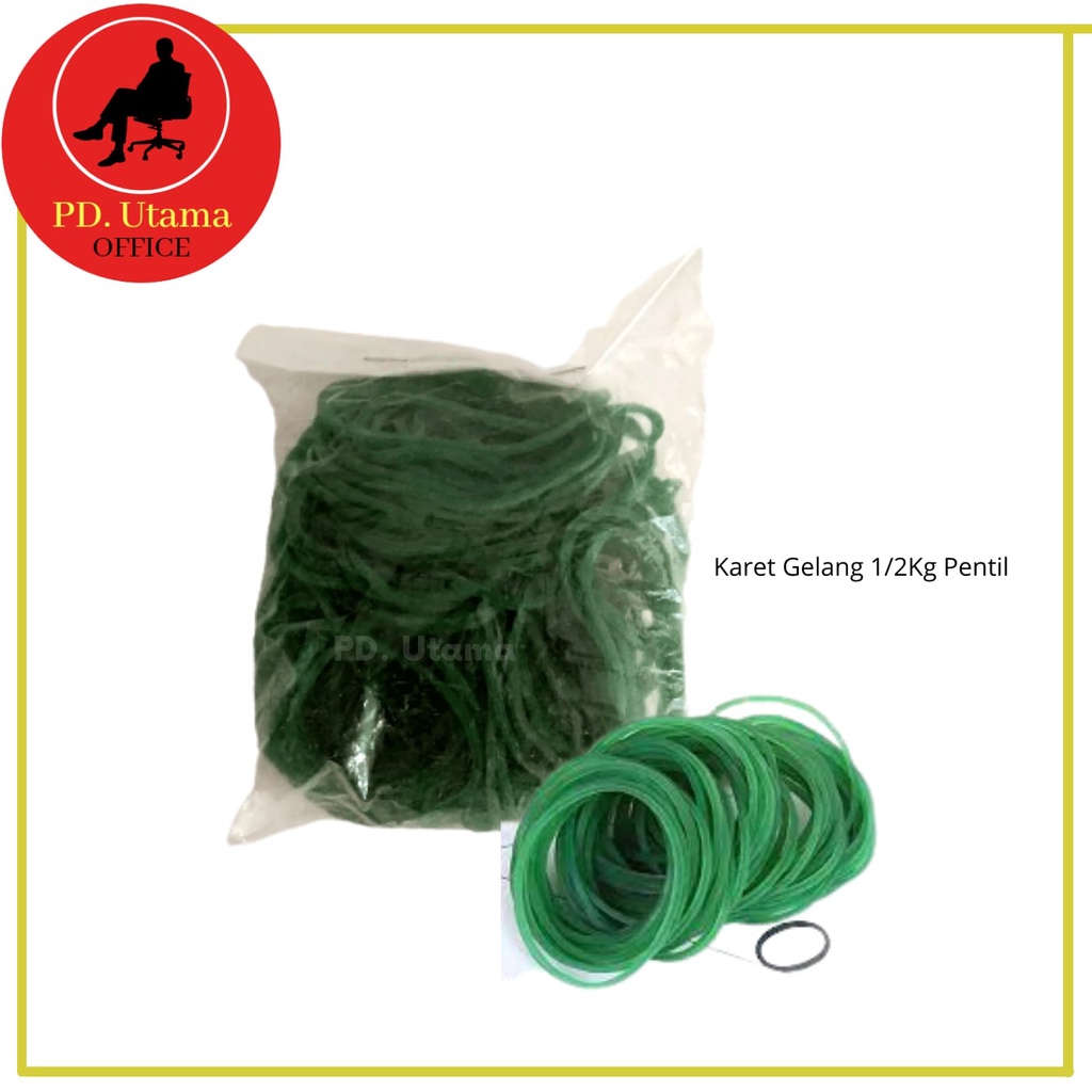 Jual Karet Gelang Pentil Hijau 1/2 Kg | Shopee Indonesia