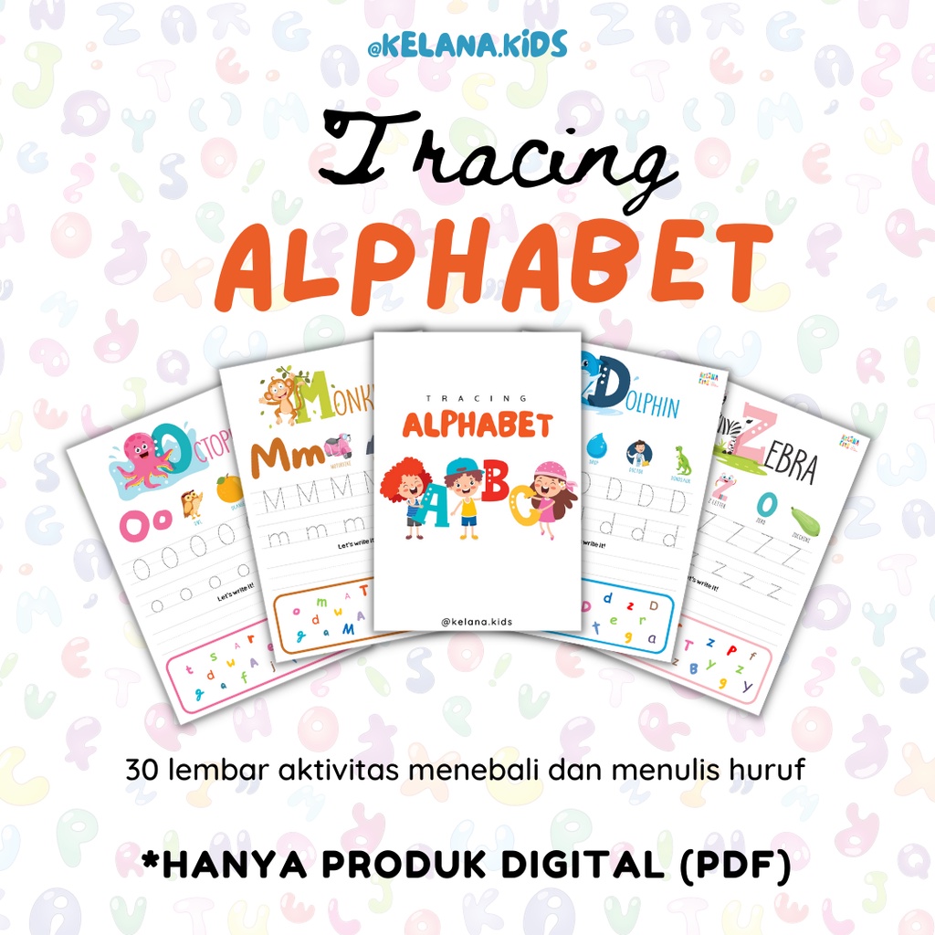 Jual Printable & Worksheet Lembar Kerja Anak 4-5 Tahun TK PAUD Beragam ...