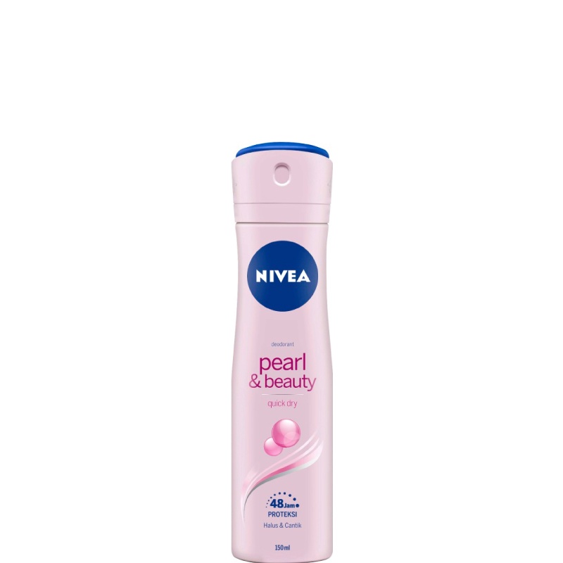 Jual NIVEA Deodorant Spray Pearl & Beauty 150ml - Deodorant semprot ...