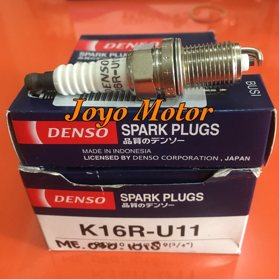 Jual Busi Mobil Merk Denso K16R-U11 Vios Yaris Orisinil Denso Untuk Kualitas Pembakaran yang ...