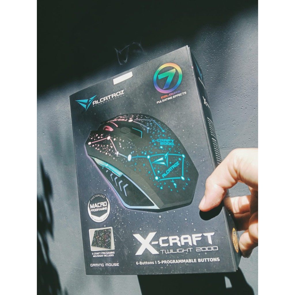 Jual POWERLOGIC X-CRAFT 2000 MOUSE GAMING (XCRAFT SERIES) | Shopee ...