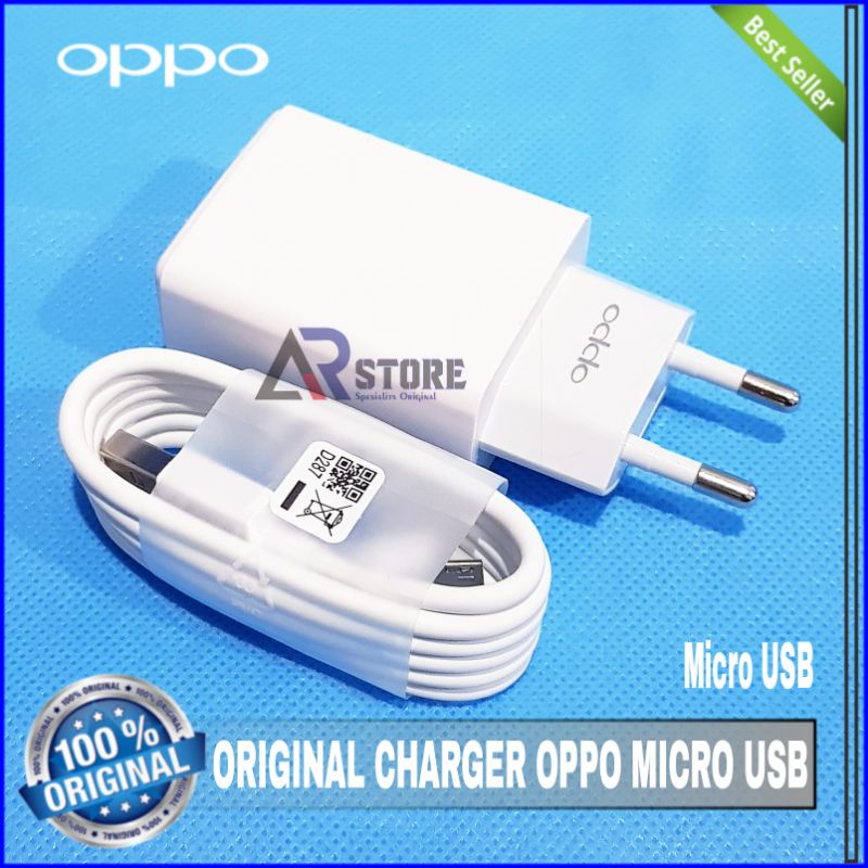 Jual Charger Oppo A5S Micro USB ORIGINAL 100% 5V-2A | Shopee Indonesia