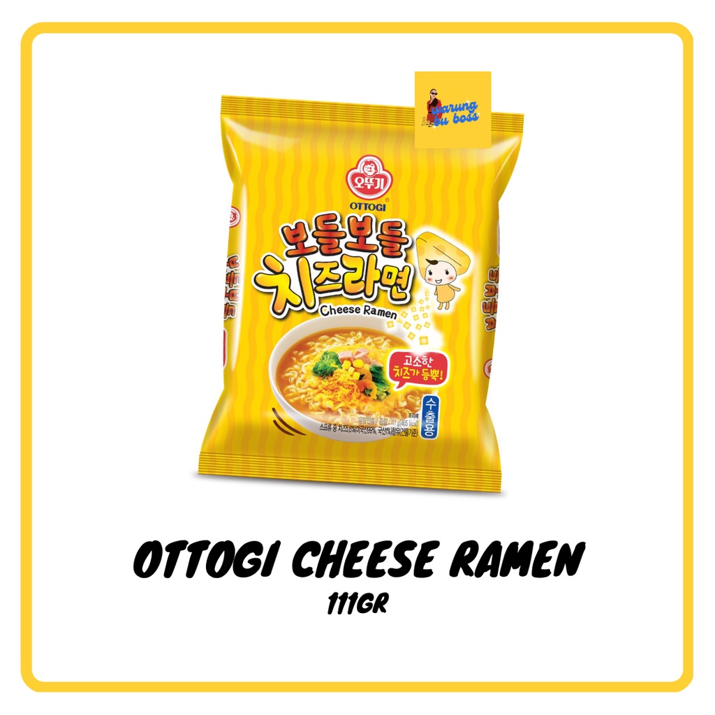 Jual Ottogi Ramen Jin Ramen Cheese Ramen Spicy Cheese Sesame Ramen ...
