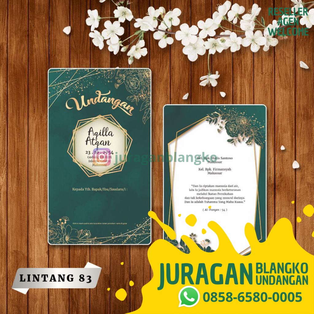 Jual BLANGKO UNDANGAN TERMURAH LINTANG 83 | JURAGAN BLANGKO | Shopee ...