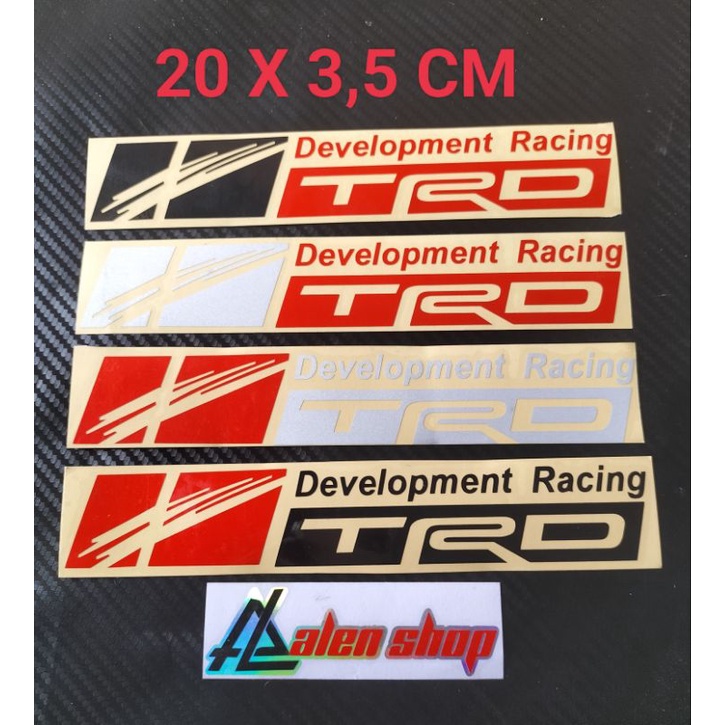 Jual STIKER CUTTING TRD RACING DEVELOPMENT | Shopee Indonesia