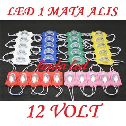 Jual LAMPU LED MODUL 1MATA 12VOLT SMD 5830 WATERPROOF 1 MATA 12V 12 V ...