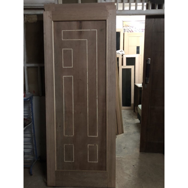Jual Pintu Triplek Kombinasi kayu (type2) / Pintu Semi Kayu Solid ...