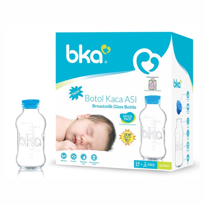 Jual Botol asi / Botol asi kaca / bka / botol asi 100ml | BB49 | Shopee ...