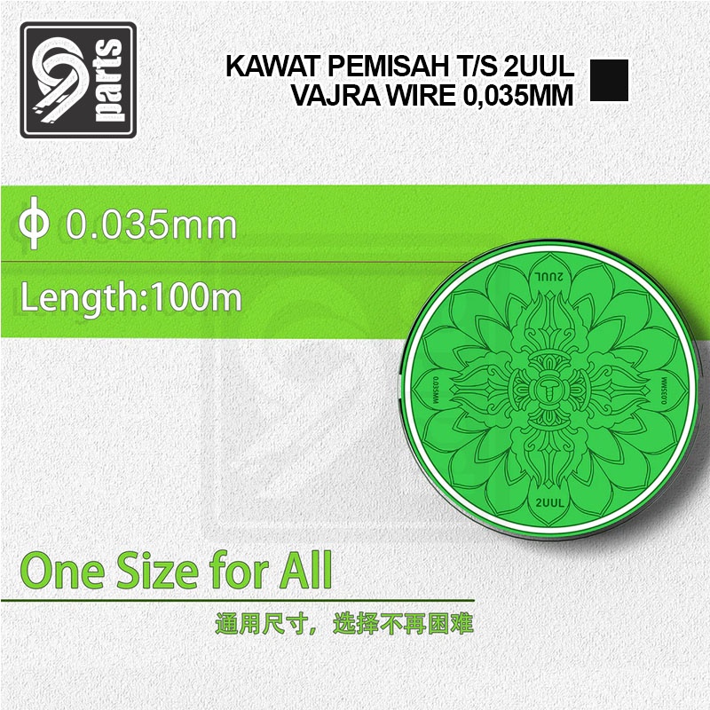 Jual Kawat Pemisah Touchscreen / Kawat Pemisah Lcd 2uul Vajra Wire 0,035MM | Shopee Indonesia