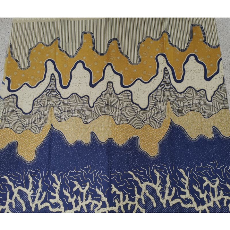 Jual Kain batik solo akar ombak slarak kunyit | Shopee Indonesia