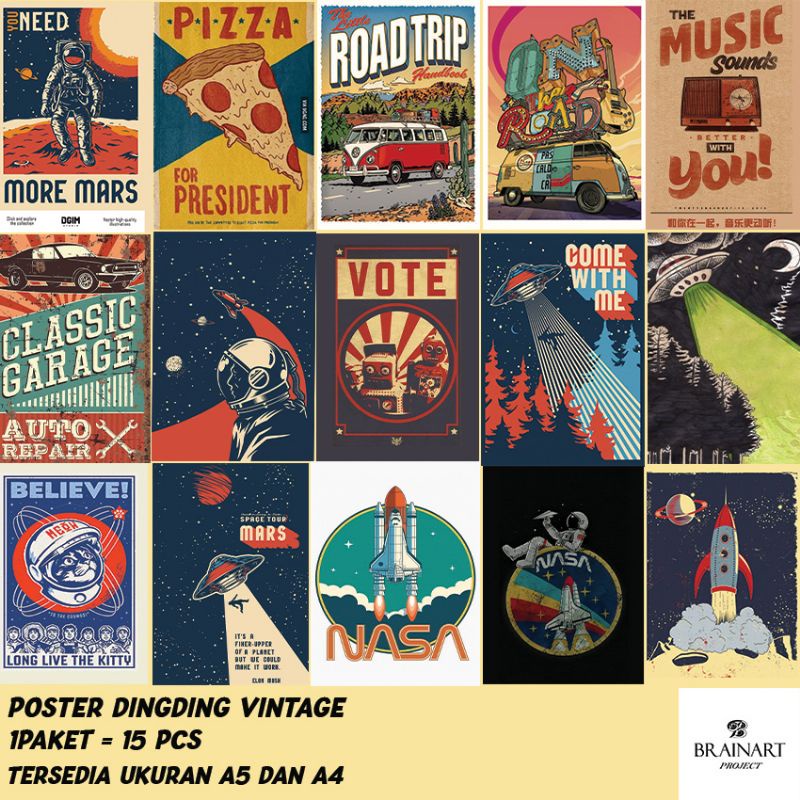 Jual poster dingding estetik A5 termurah di shopee / poster keren ...