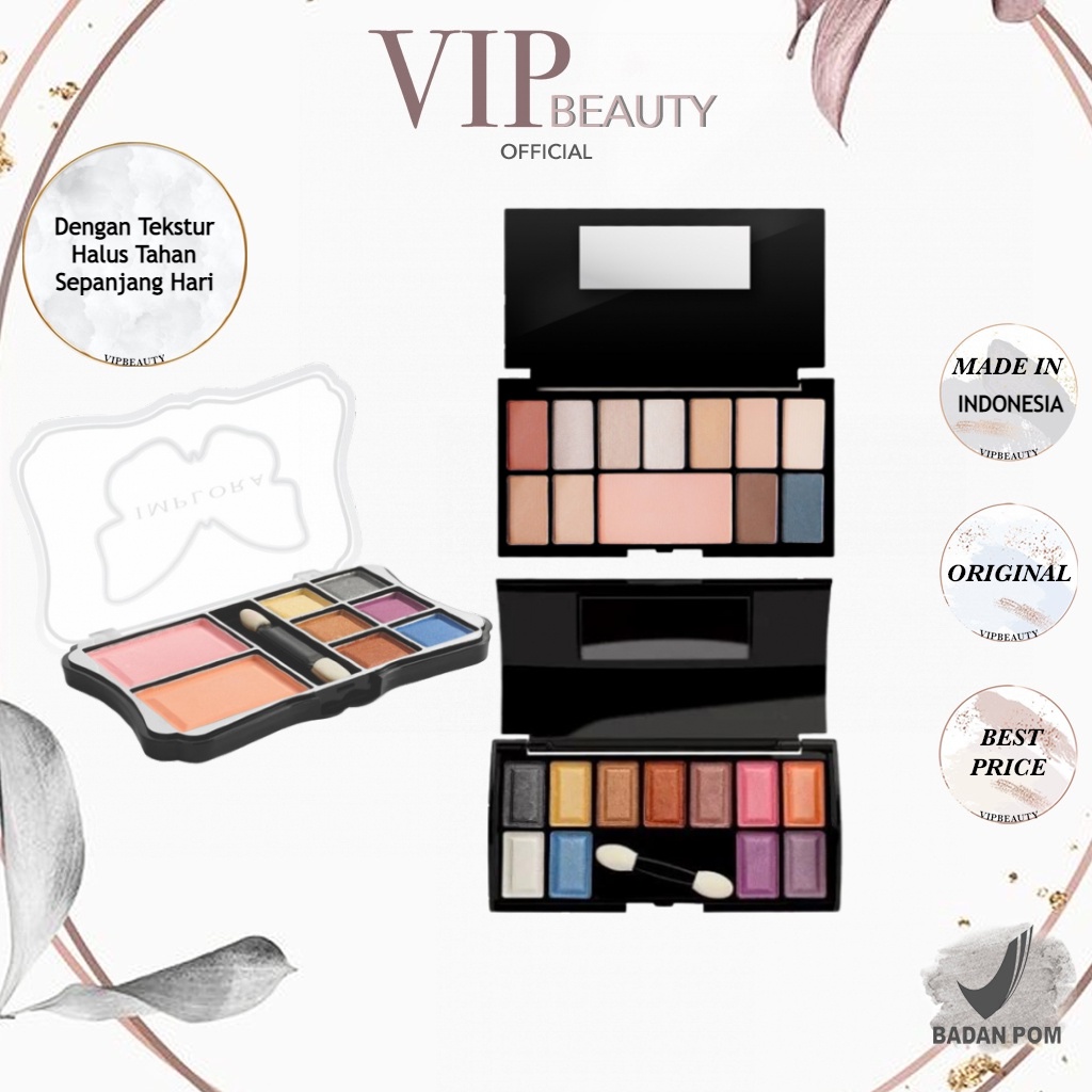 Jual IMPLORA Eyeshadow Palette - Thesmokes (11 Color) | The Brights ...