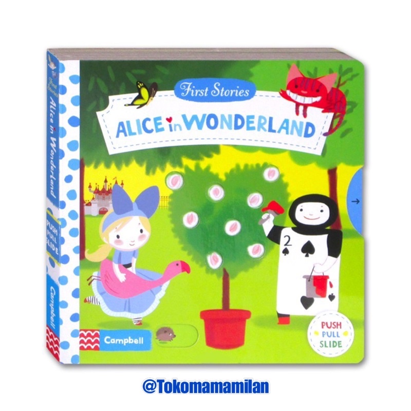 Jual First Stories Alice in Wonderland - Push Pull Slide Book - Buku ...