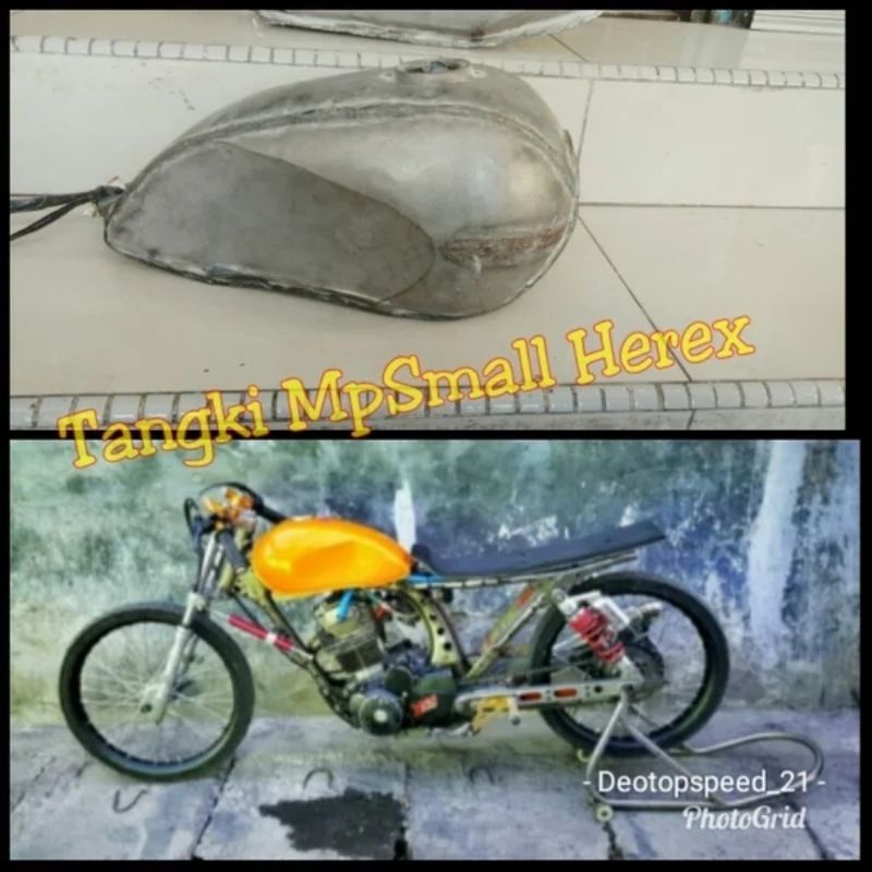 Jual tangki herex cb gl mp tiger tangki drag 500m 201m tangki model mp ...