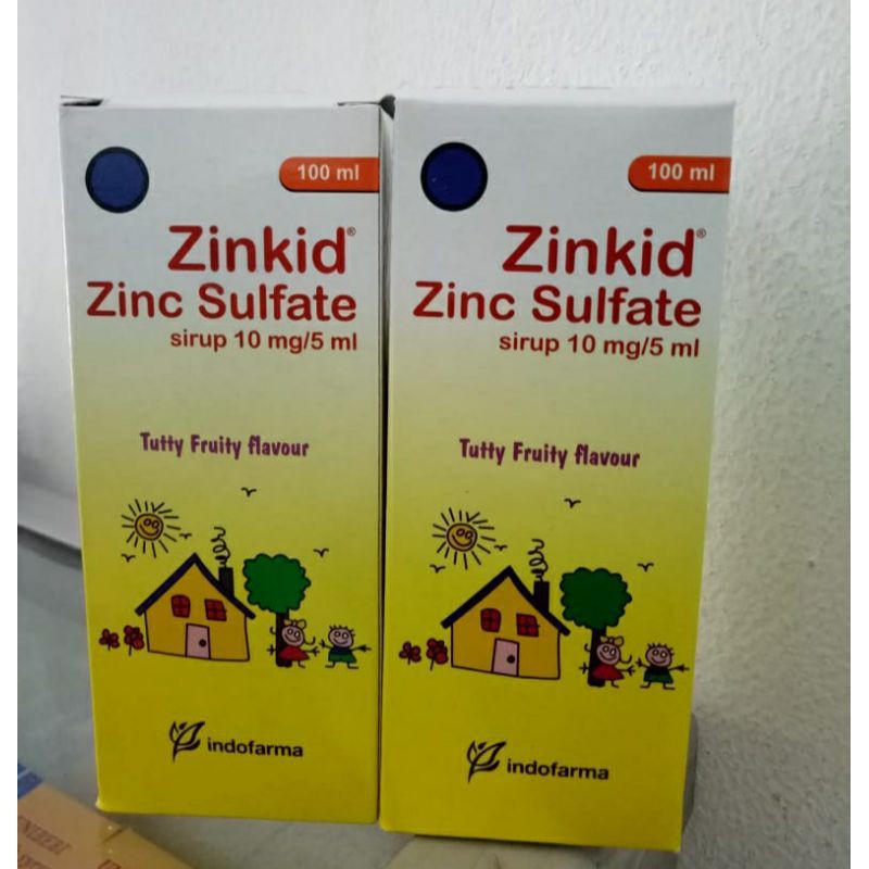 Jual ZINKID / ZANIC / ZINK SULFATE 100ml, vitamin pencernaan anak ...
