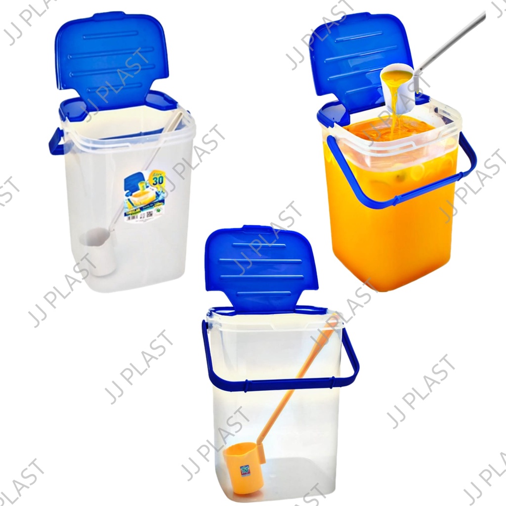 Jual Tempat es buah 30 liter + gayung /aquarium es kelapa Abella ...