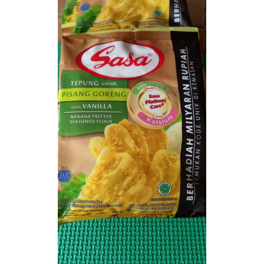 Jual Tepung Pisang Goreng SASA Rasa Vanilla | Shopee Indonesia