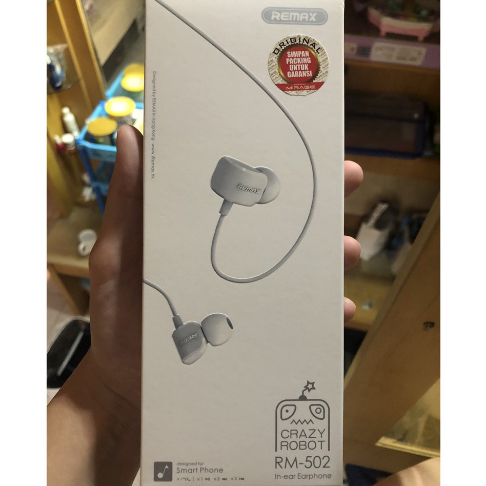 Jual HEADSET REMAX NEW WARNA PUTIH SESUAI FOTO | Shopee Indonesia