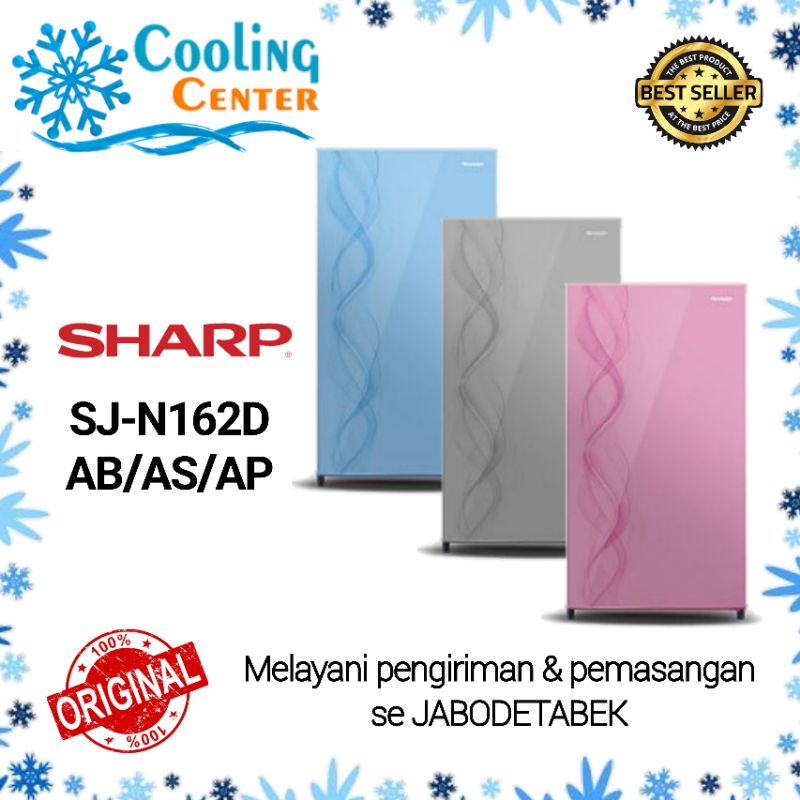 Jual Kulkas Sharp SJ-N 162D refrigerator lemari es garansi resmi ...