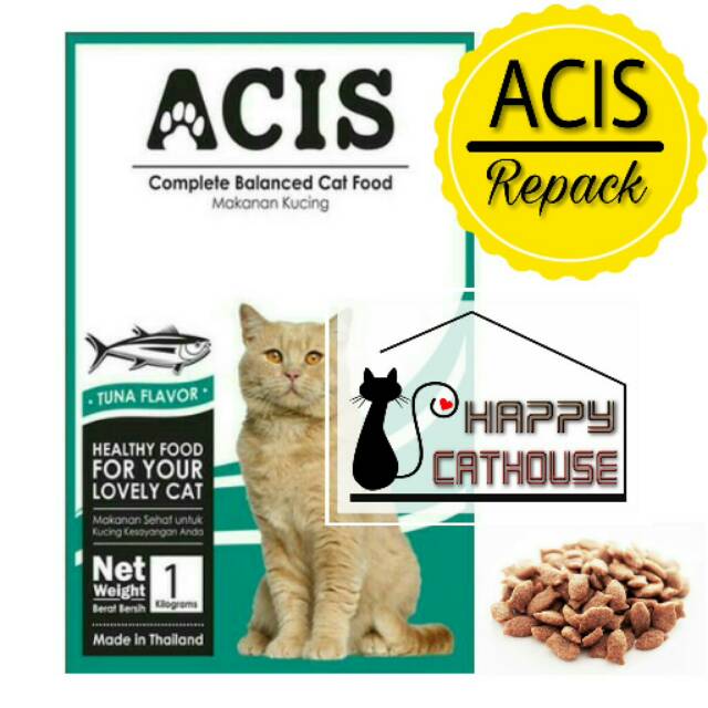Jual ACIS - Cat Food / Makanan Kucing - Tuna Flavor - Repack | Shopee ...