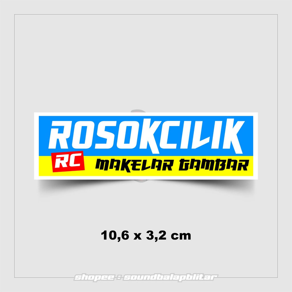 Jual Stiker Rosok Makelar Gambar Herex Racing Anti Air | Shopee Indonesia
