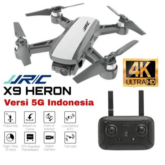 Jual Drone JJRC X9 Heron Drone GPS 5G WiFi FPV with 4K Camera Optical Flow Shopee Indonesia