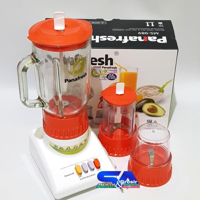 Jual Jual Panafresh Blender 3 In 1 -989- Gelas Kaca Gilingan Bumbu ...